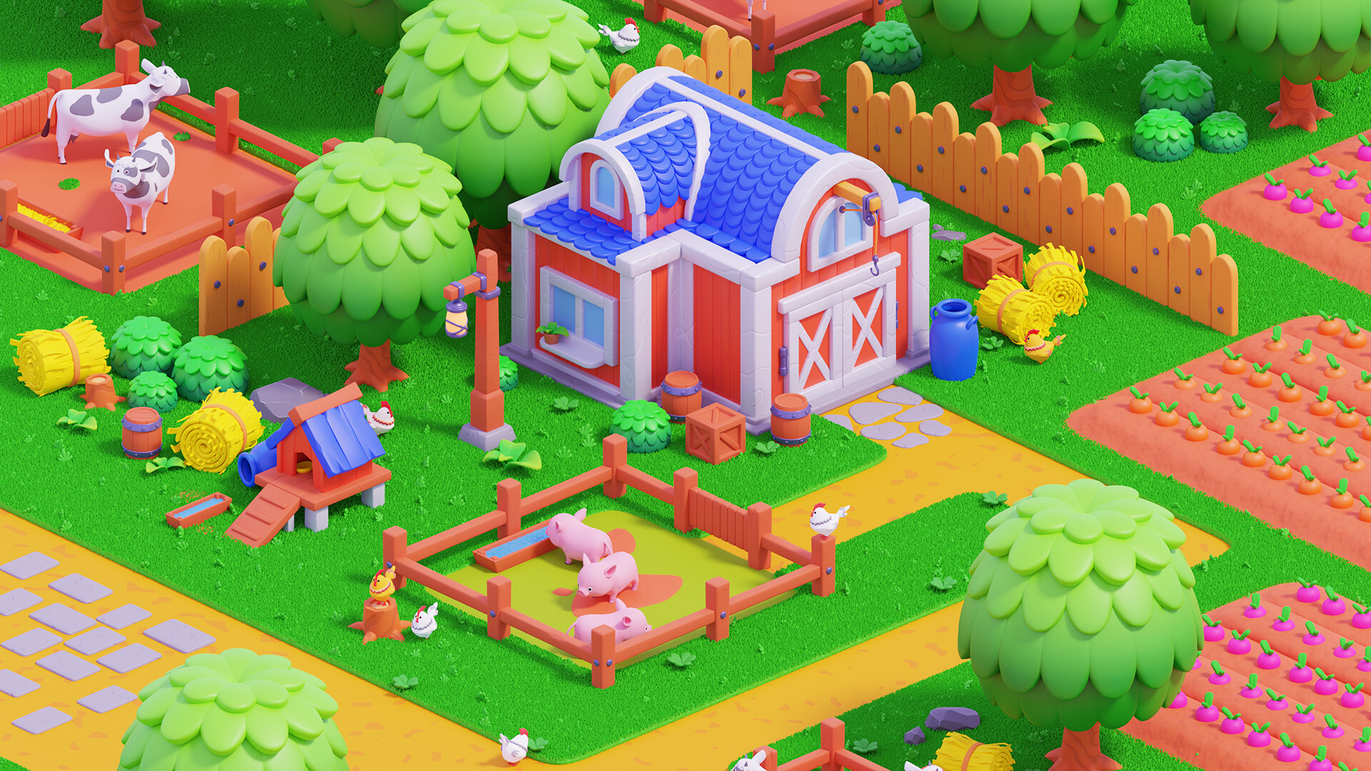 ArtStation - Farm Game Concept