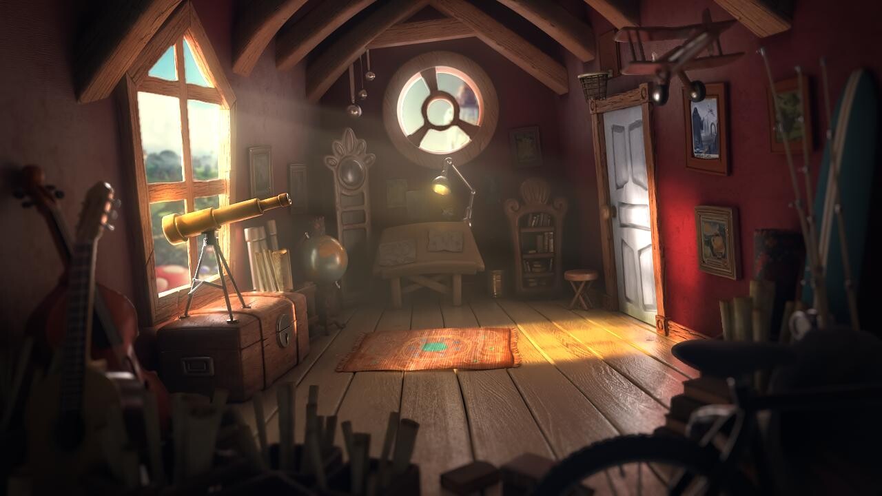 ArtStation - Mushroom_girl | Lighting and composting