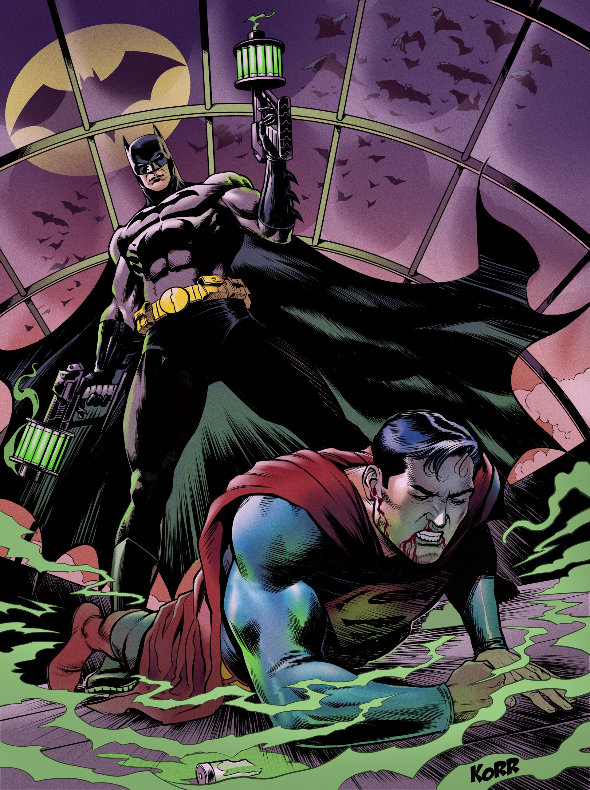 ArtStation - Batman VS Superman: Green Death