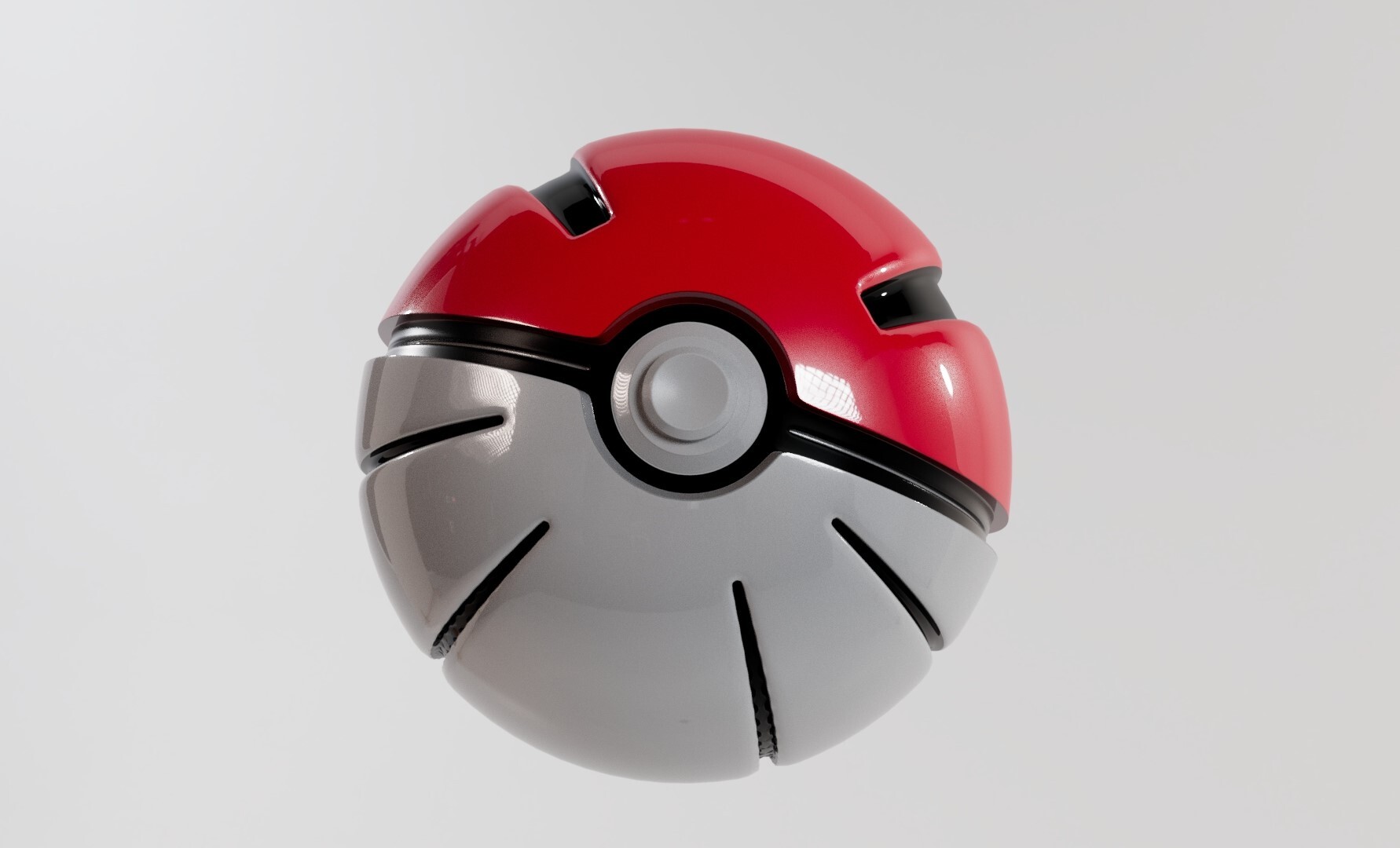 ArtStation - Pokeball 3D Models with realistic lighting