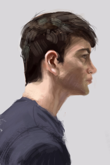 ArtStation - speed painting face