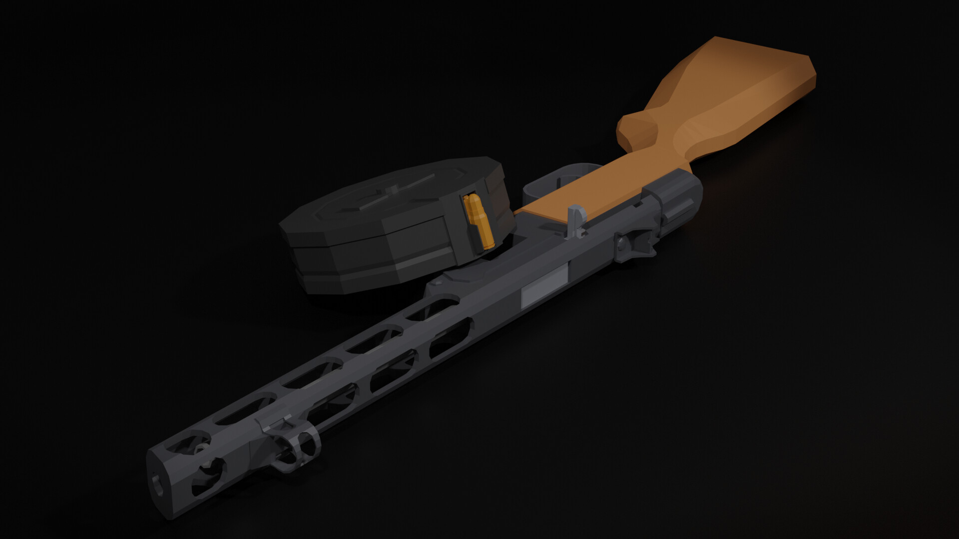 ArtStation - Low-Poly PPSH