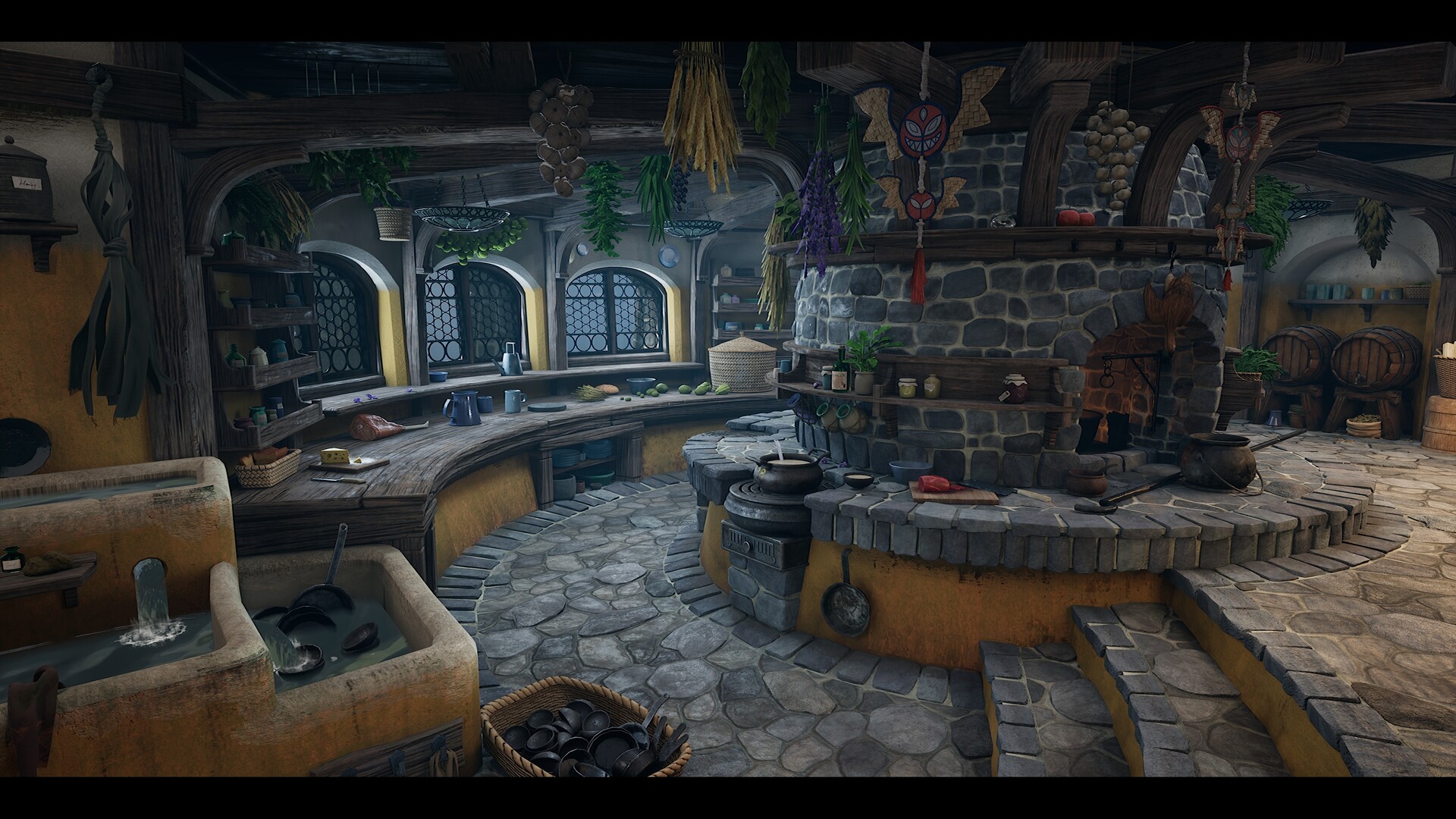 ArtStation - Game Environment "Inga's Kitchen"