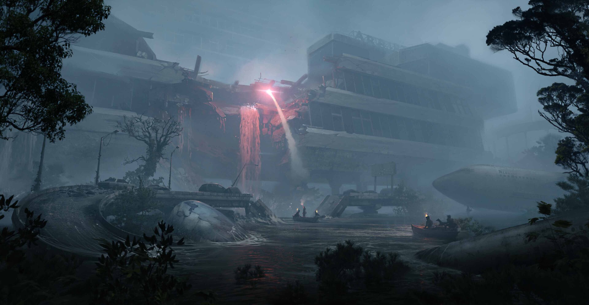 ArtStation - Flooded Airport