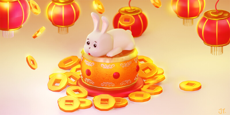 J.T - lantern rabbit