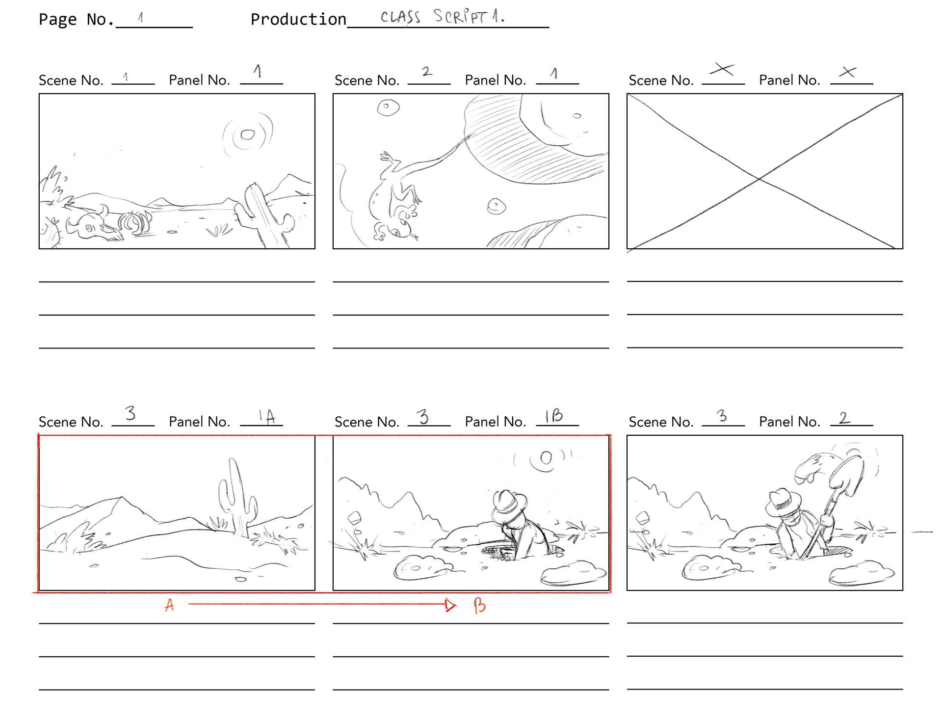 ArtStation - Storyboard Excercises