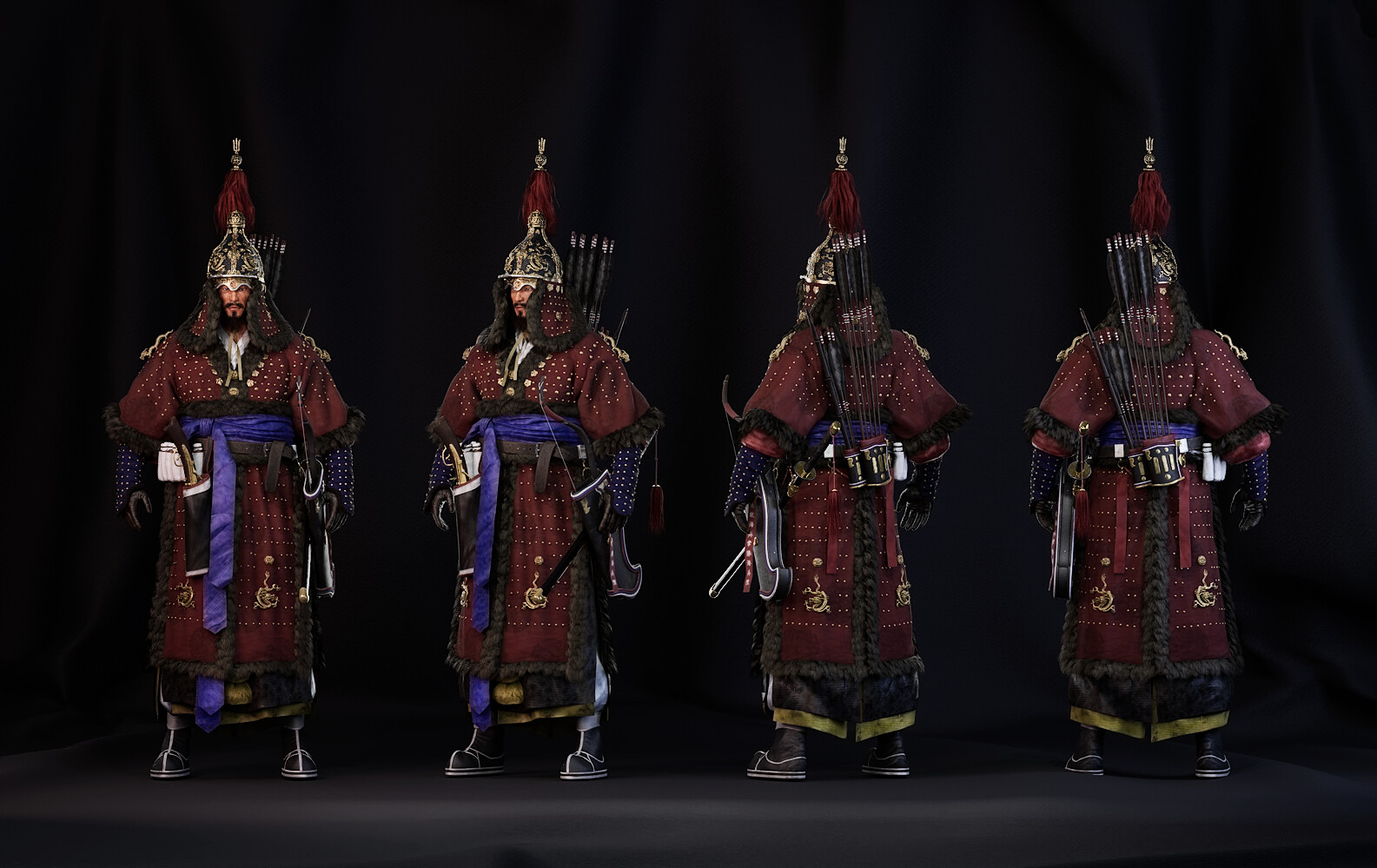 sieun.Kim - General of the Joseon Dynasty / 두정갑(頭釘甲)을 입은 조선 장수(將帥)