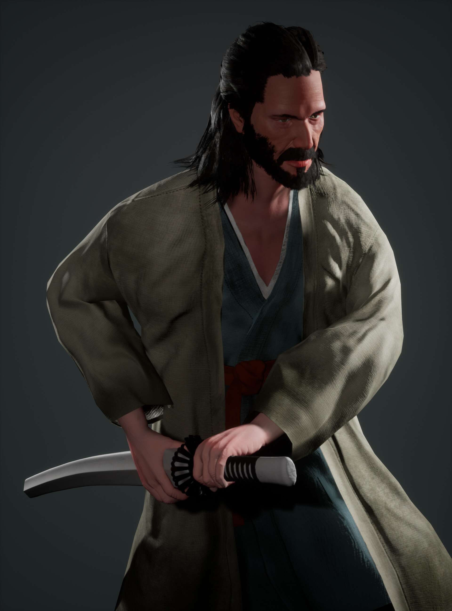 Keanu Reeves Beard 47 Ronin
