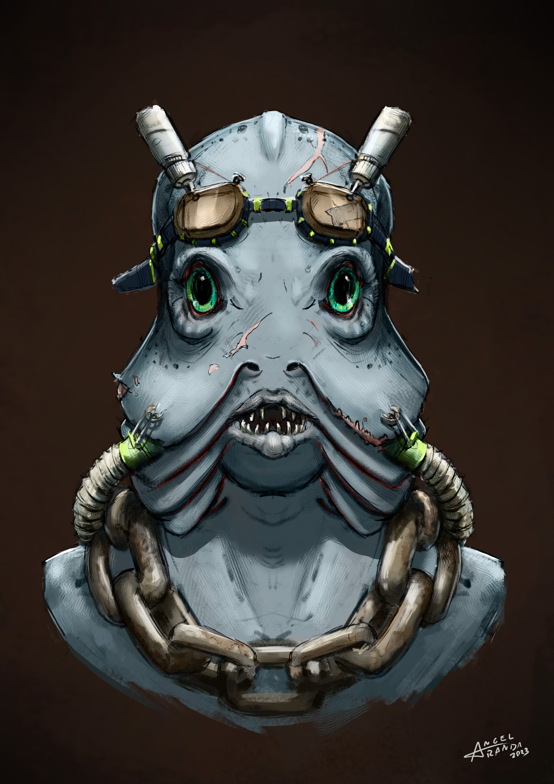 ArtStation - Post-Apocalyptic Fantasy - Fishman