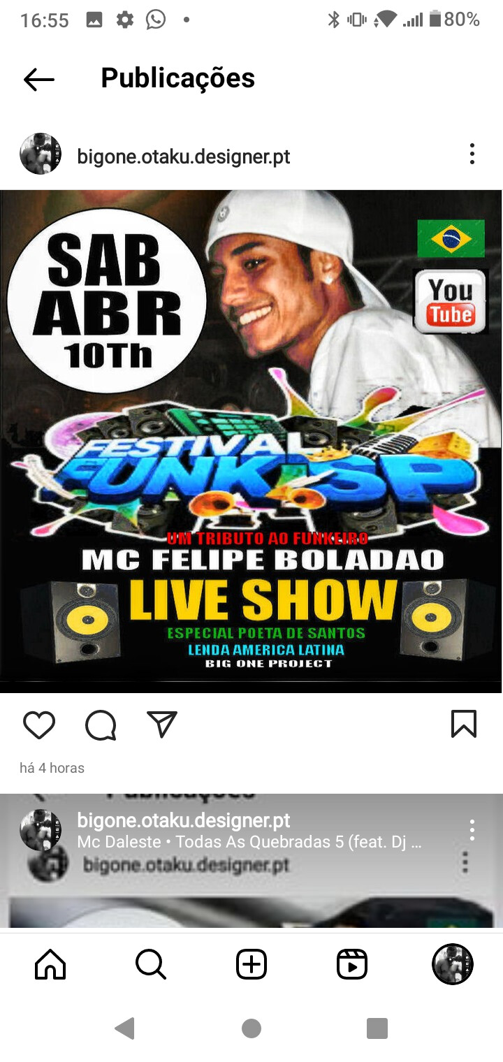 ArtStation - flyer show tributo a lenda mc felipe boladao funk brasil