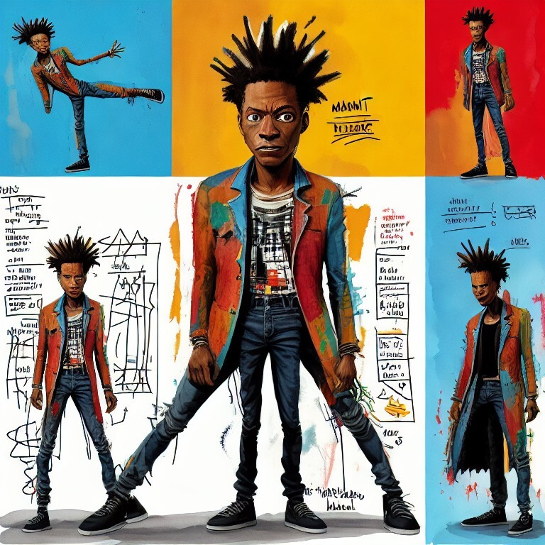 ArtStation - Basquiat rolecard