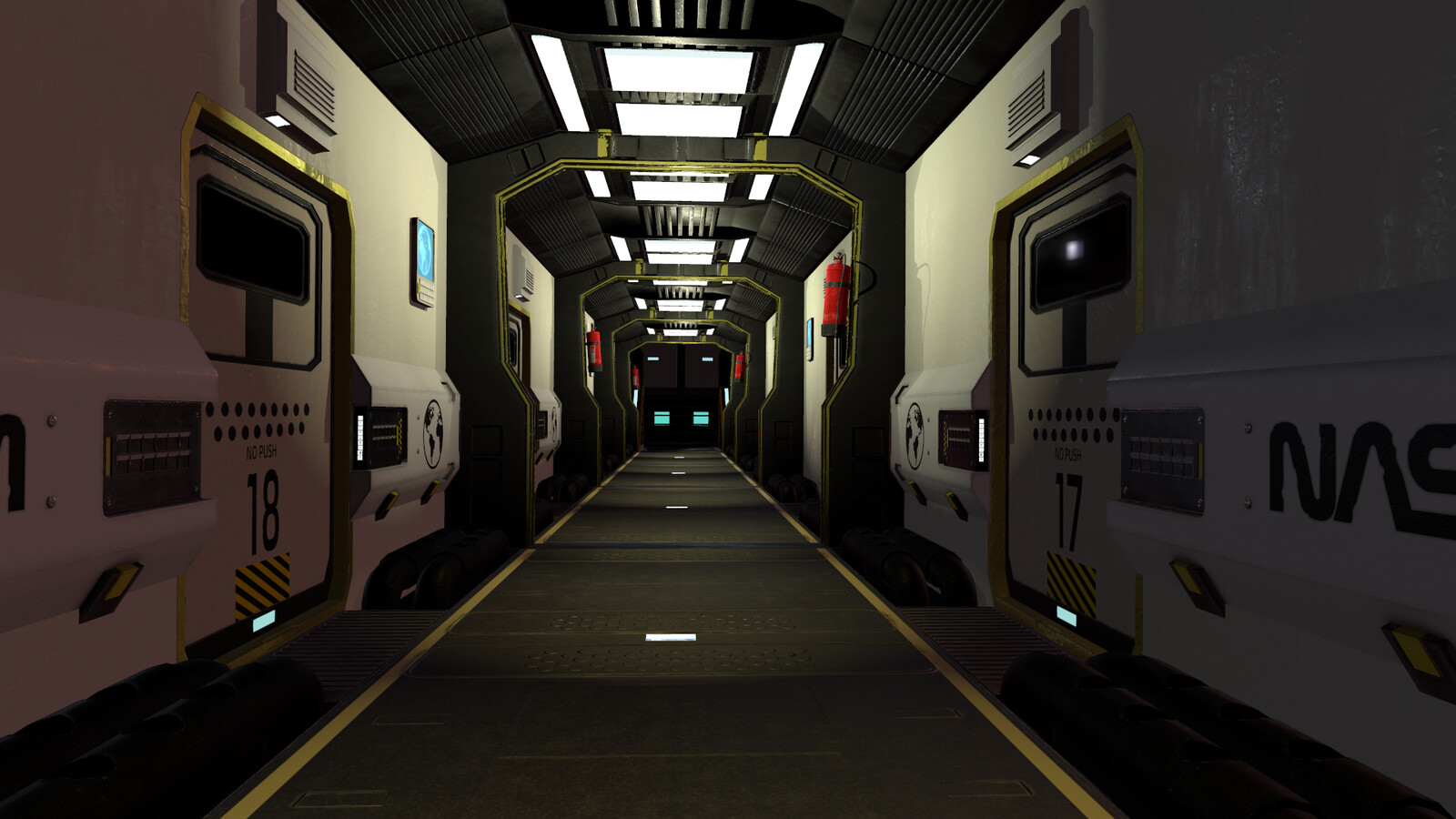 Asier Herrero - Spaceship Hall Environment