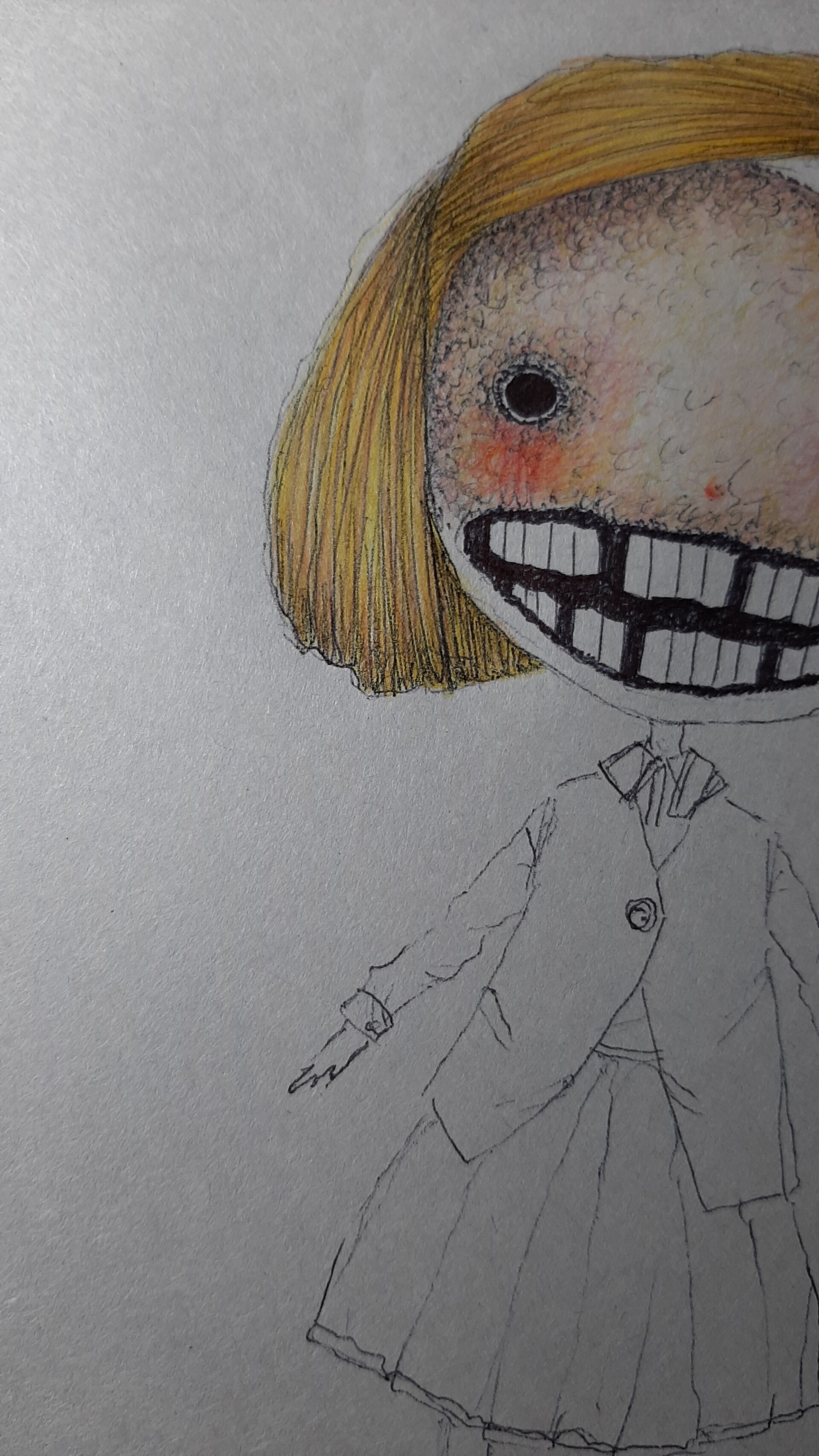 ArtStation - horror doll sketch