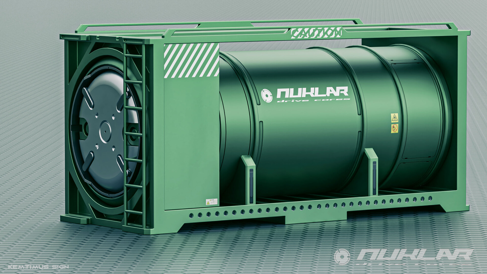 ArtStation - Scifi Fuel Container