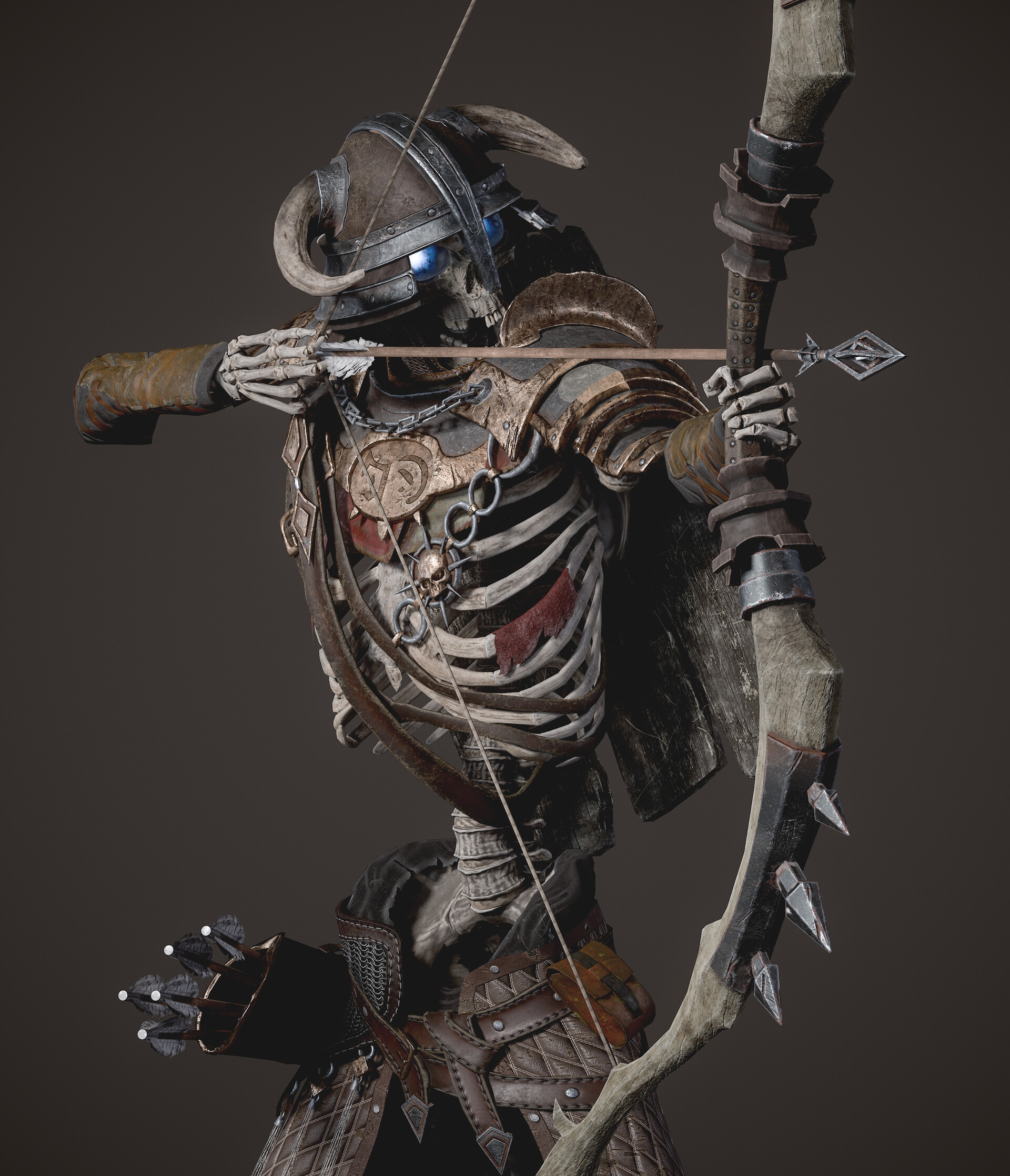 Medieval Archer Skeleton