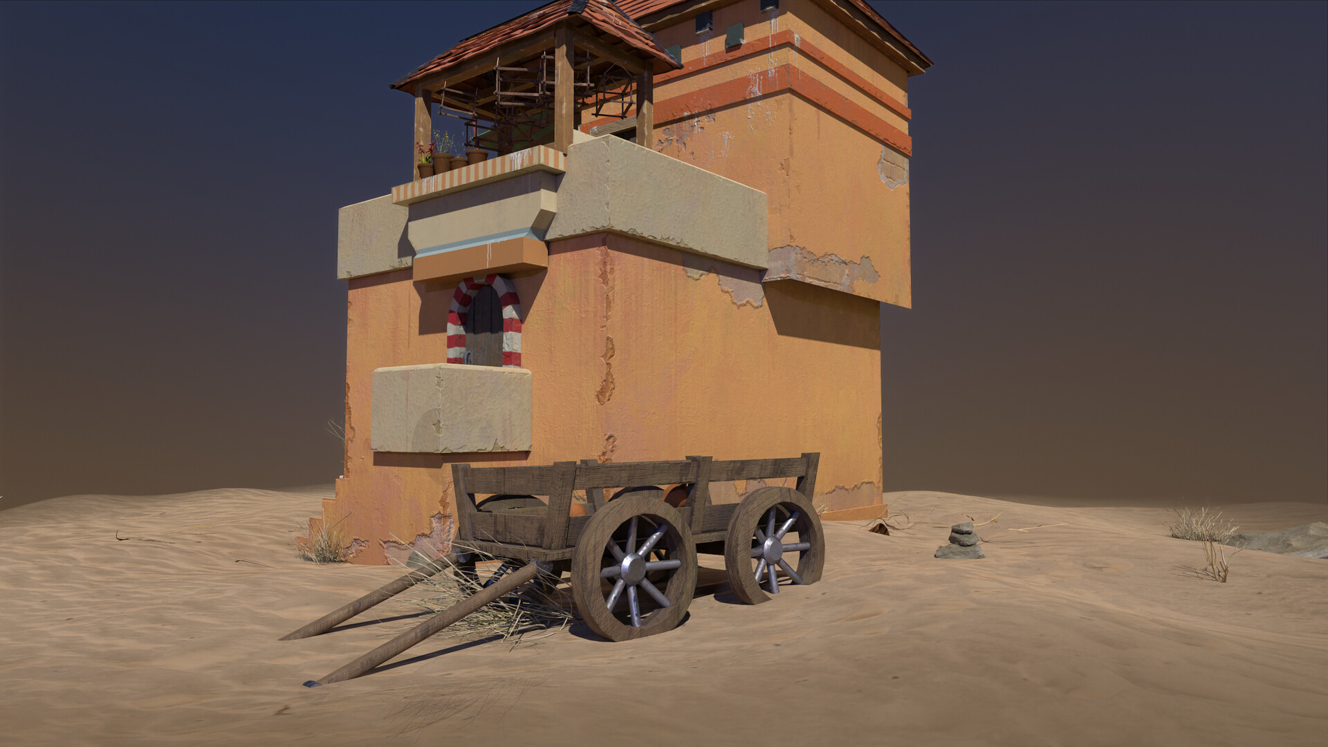 Maksim Ivanov - House in the middle of desert