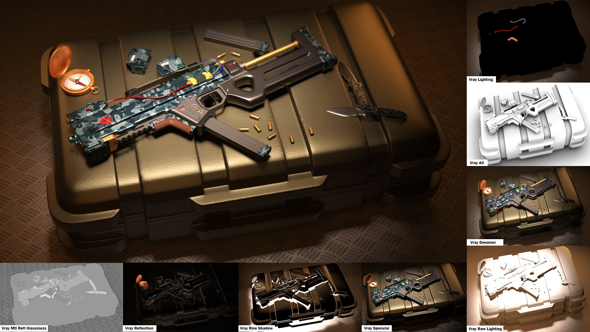 ArtStation - SCI FI GUN