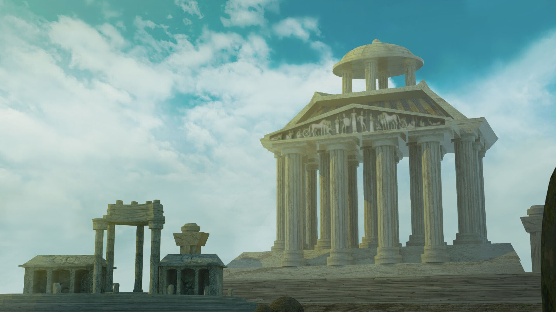ArtStation - Greek temple
