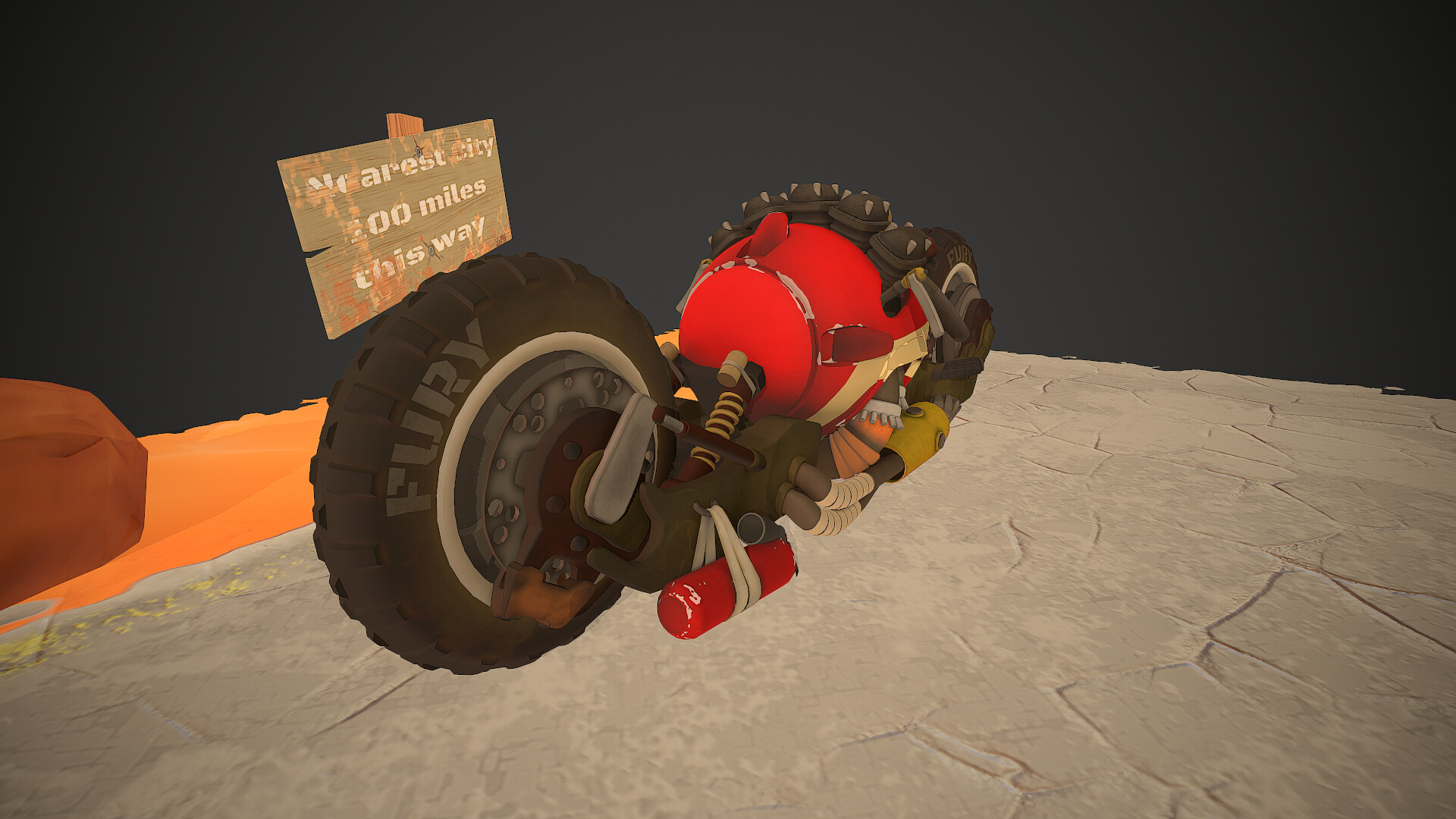 Jamal Rhodes - Wasteland Fury Bike