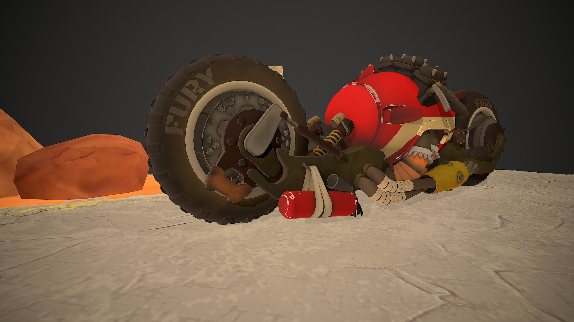 Jamal Rhodes - Wasteland Fury Bike