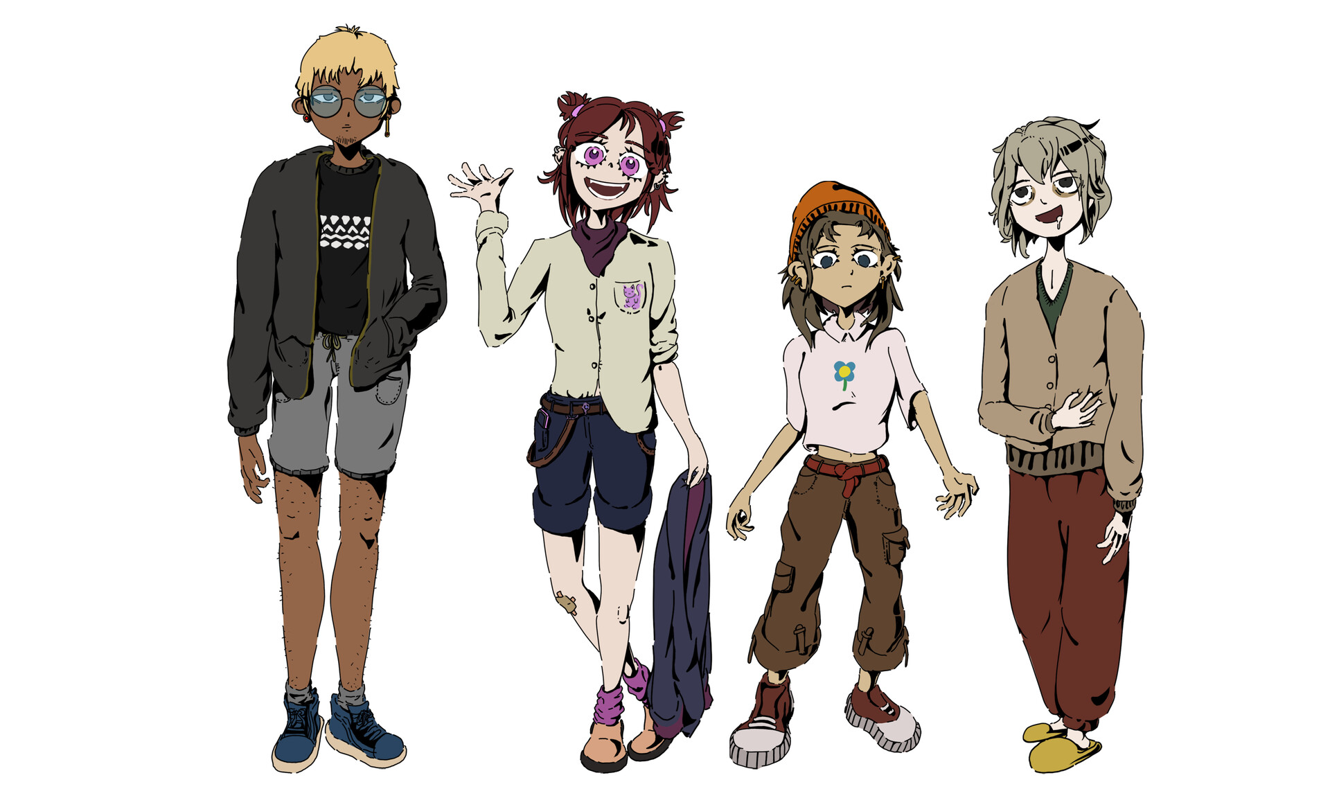 ArtStation - Group of Friends Character Design Project