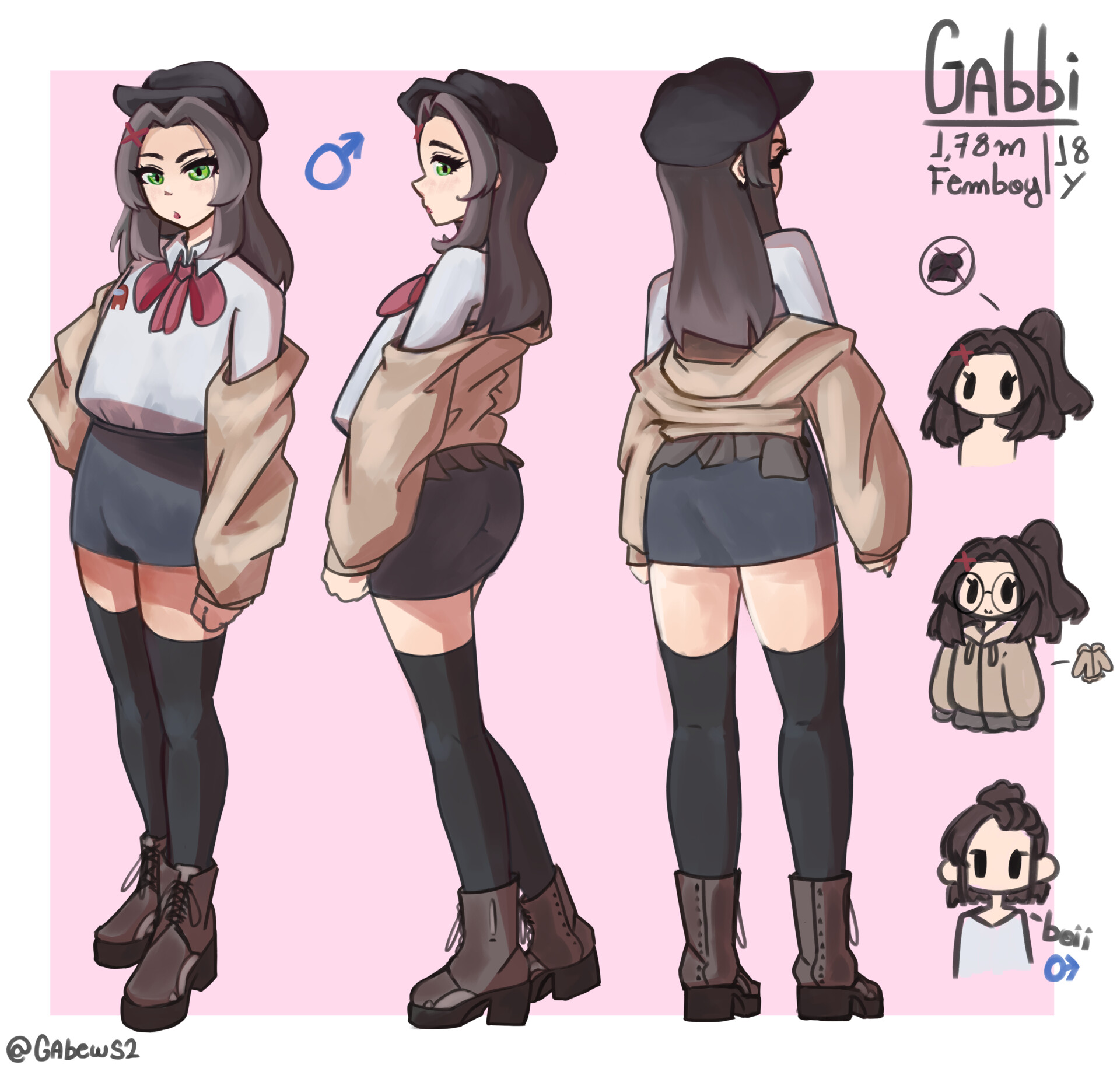 Gabew - Gabew Character - Femboy