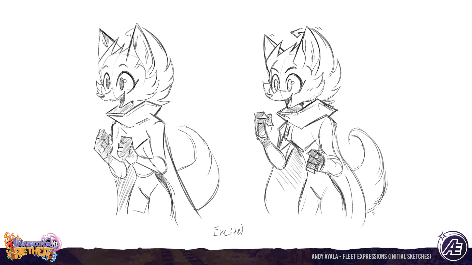 Andy Ayala - Dungeons of Aether: Fleet Character Portraits and Expressions