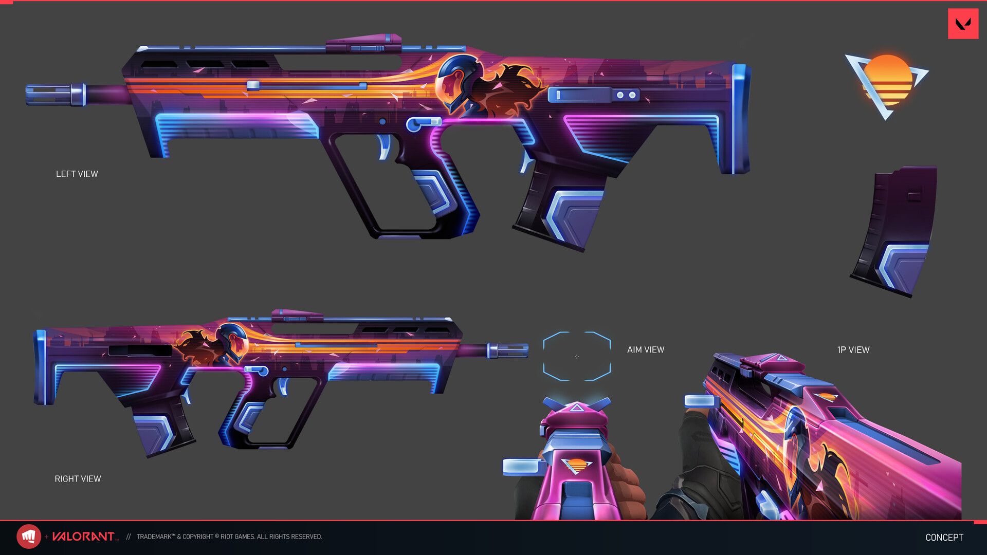 Kudos Productions - Valorant Gridcrash Skin