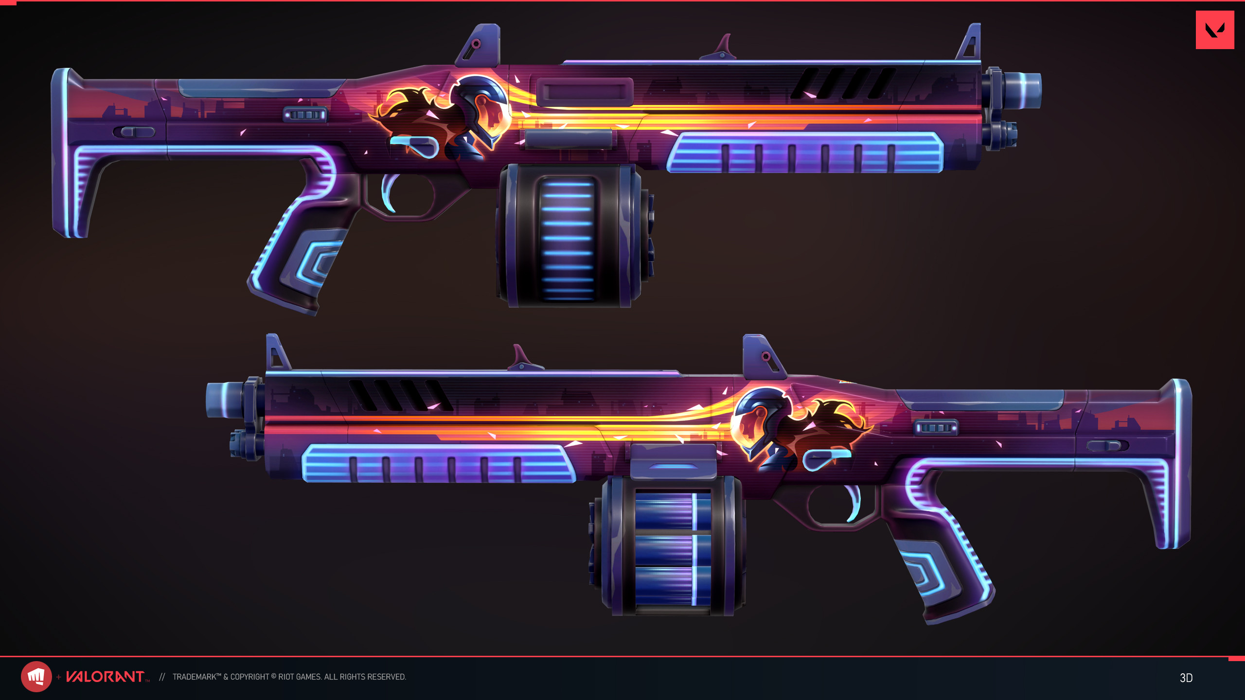 Kudos Productions - Valorant Gridcrash Skin