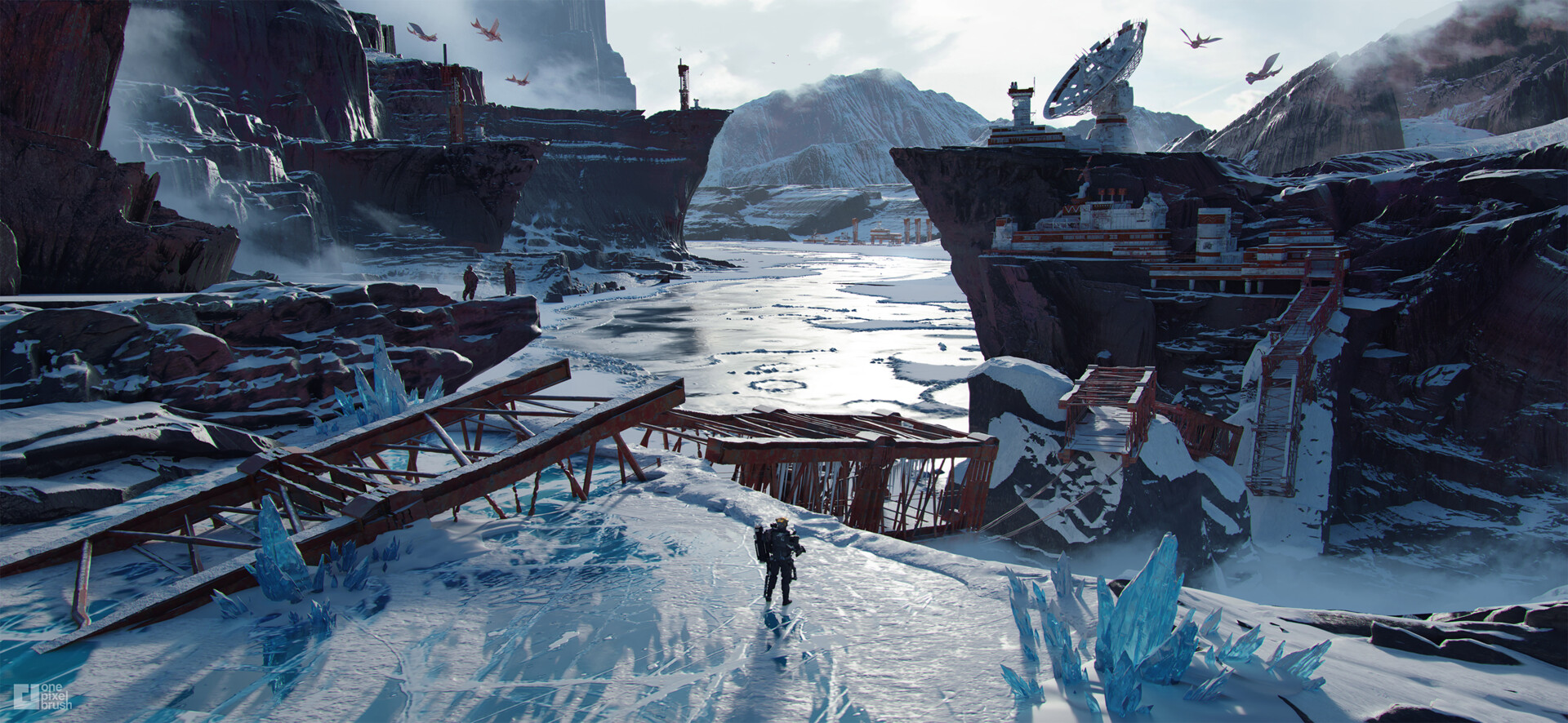 ArtStation - Project Quantum: Ice Landscape