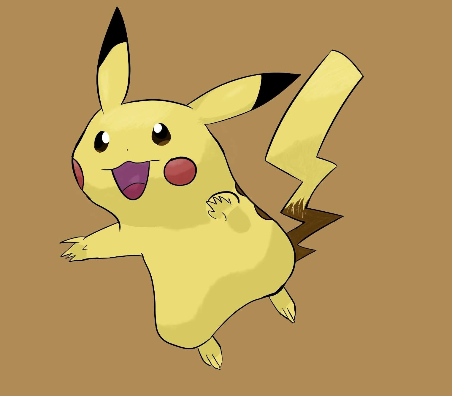 ArtStation - yellow rat pikachu