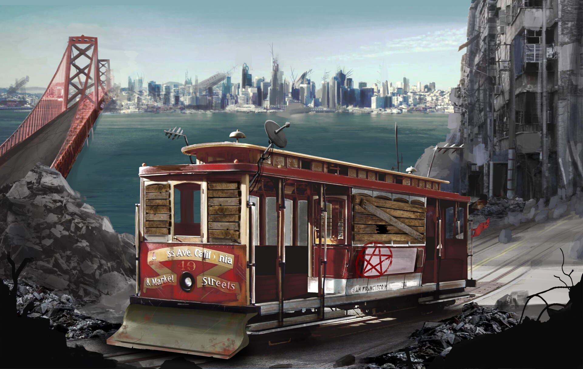 ArtStation - Tram design