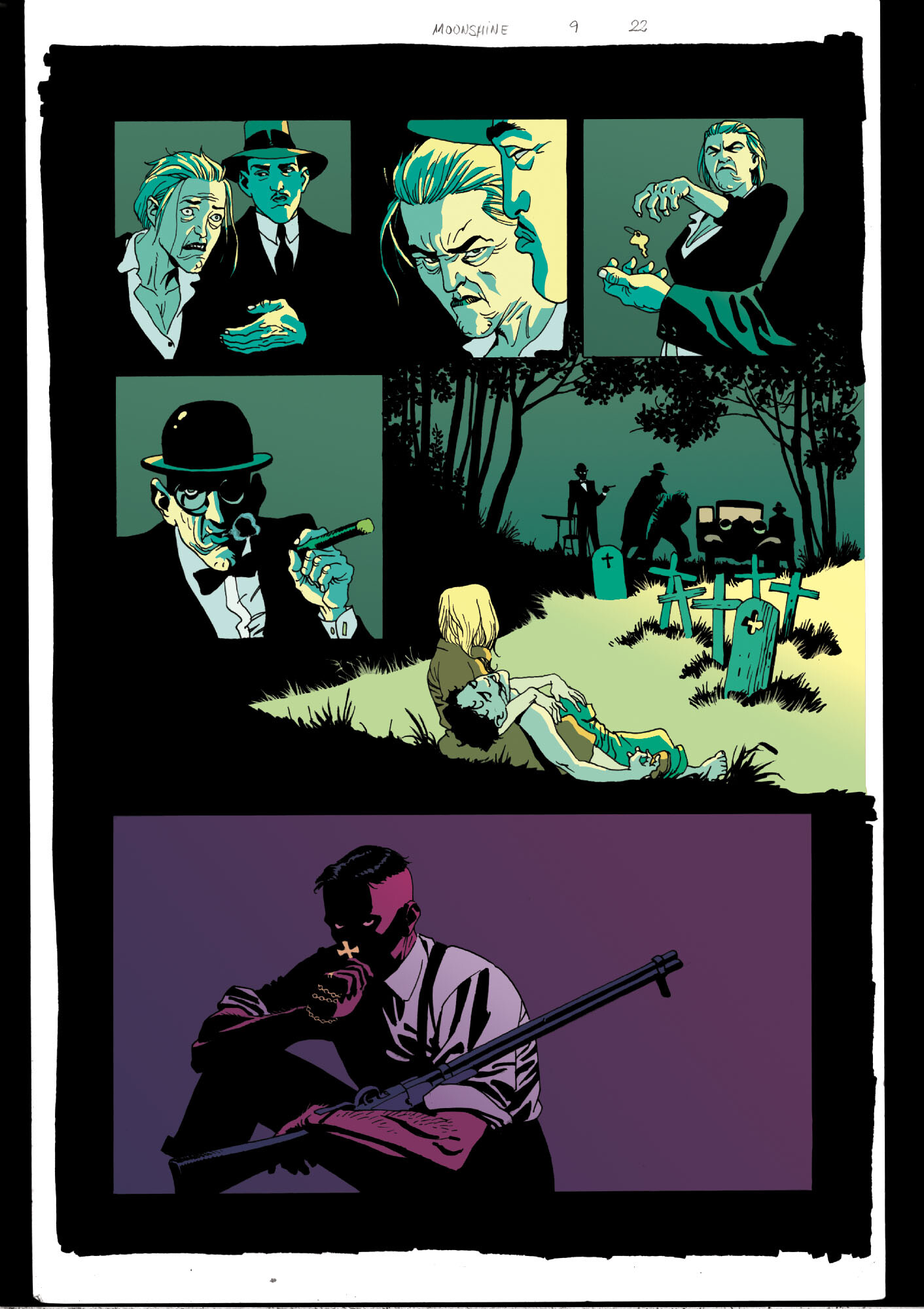 ArtStation - Moonshine (Eduardo Risso - Image Comics)
