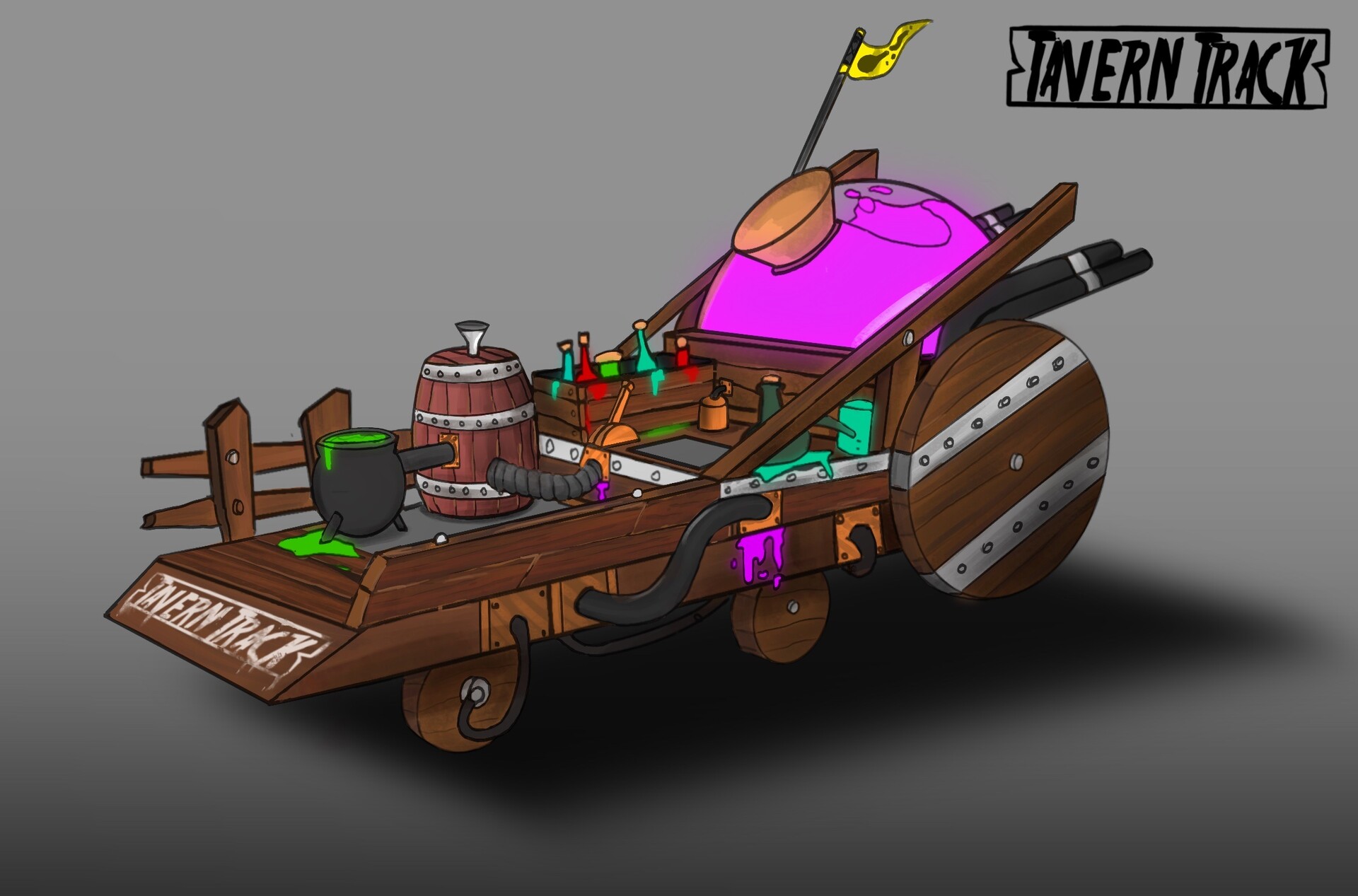 ArtStation - Karts for uni project