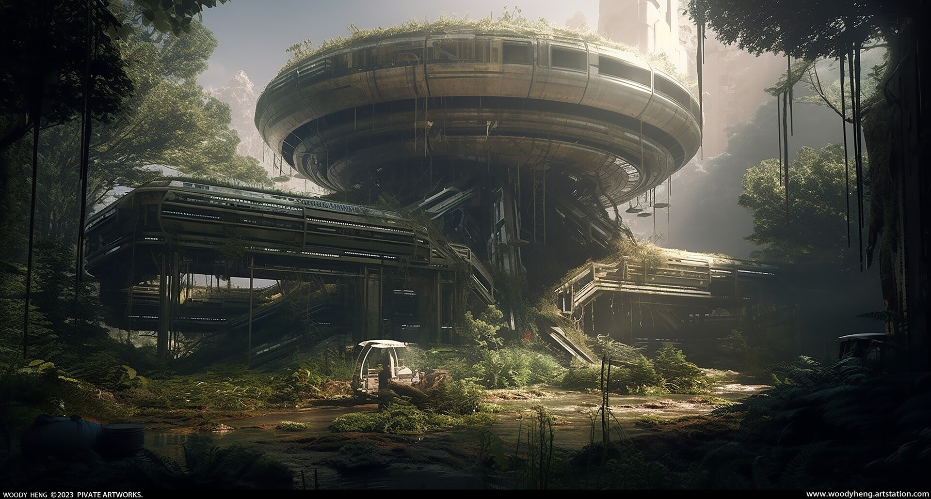 ArtStation - Deserted factory