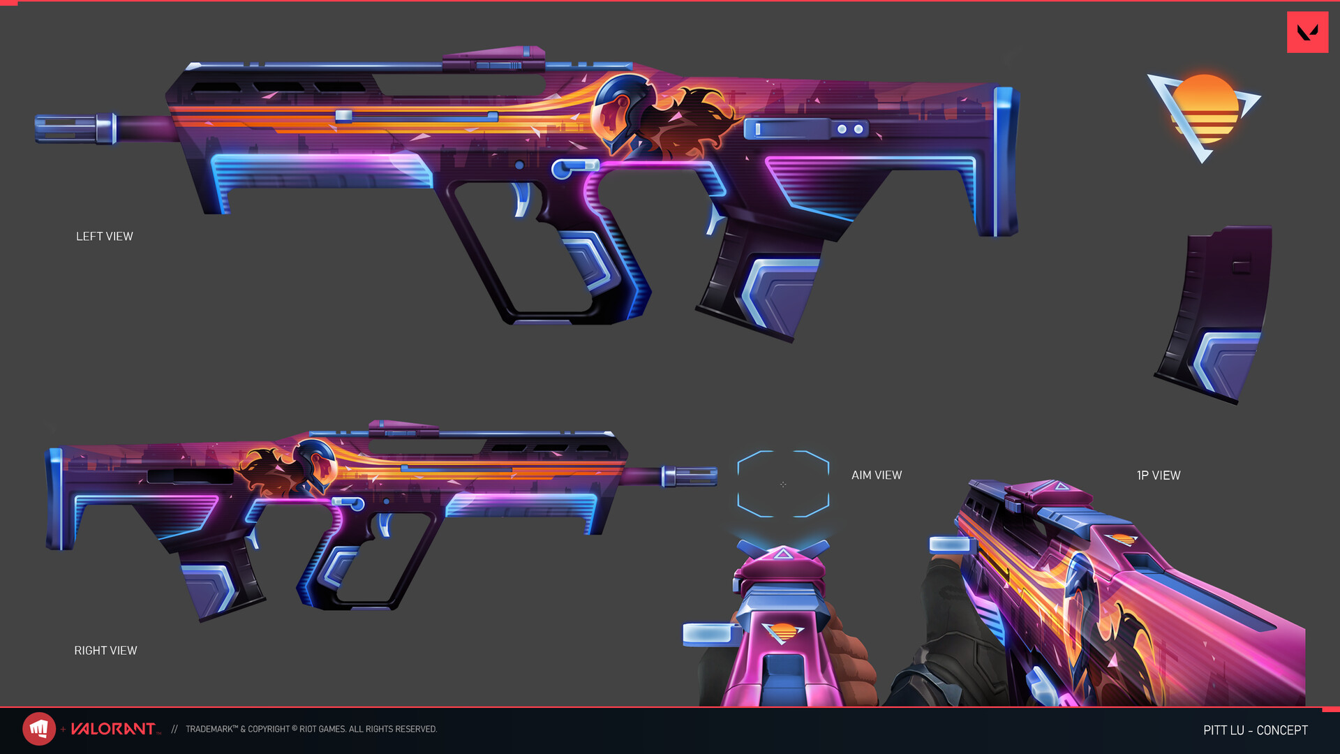 Pitt Lu - Valorant Gridcrash Skin