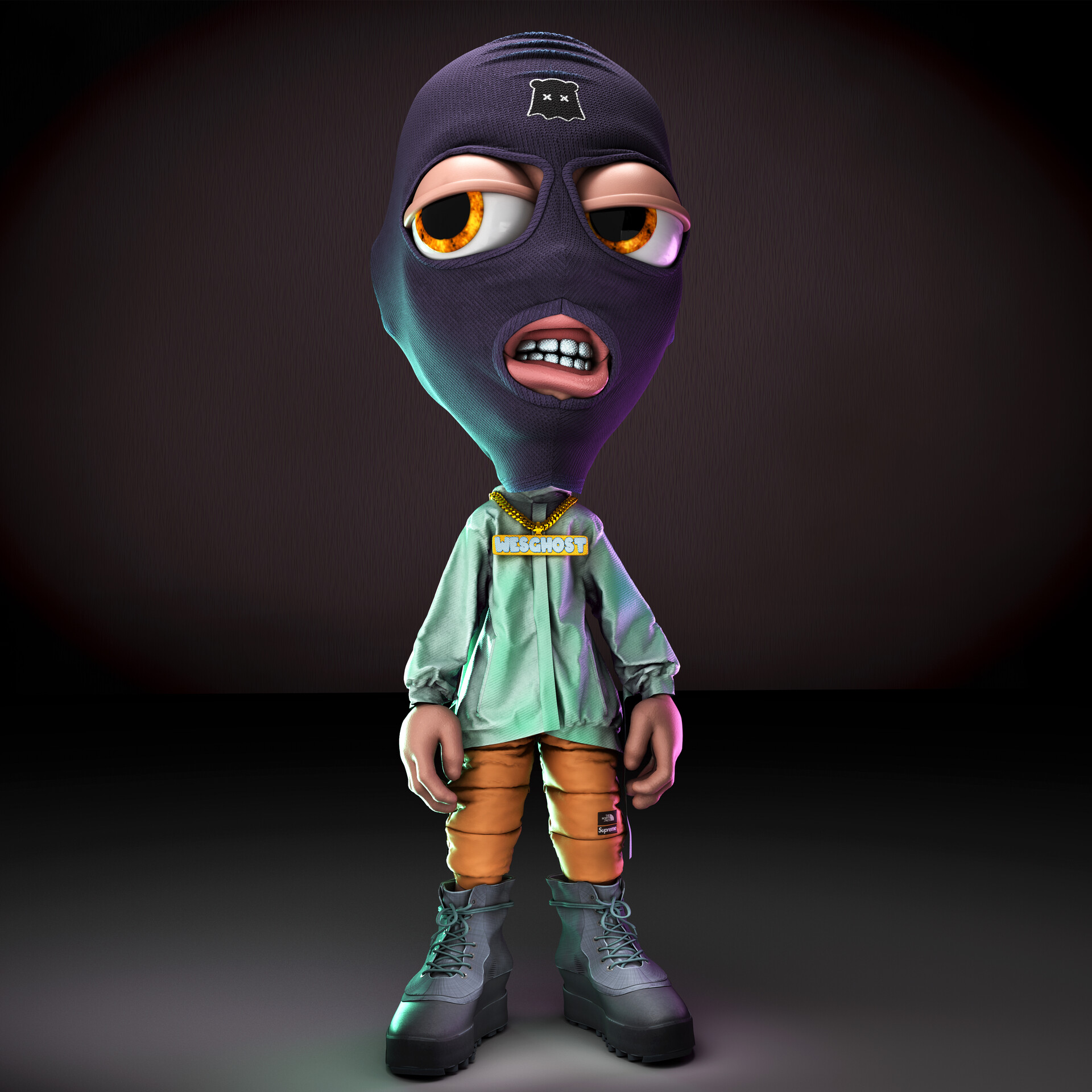 ArtStation - WesGhost Character - Client work by Boingness