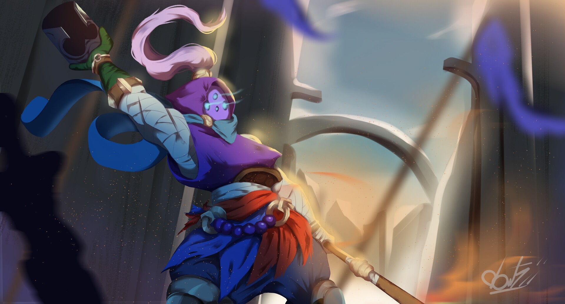 ArtStation - Jax Fan Art League of Legends