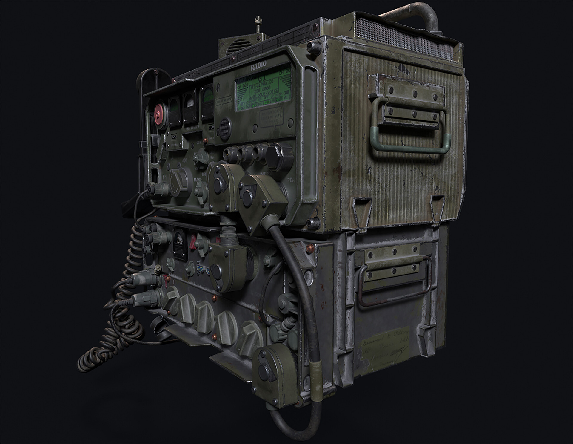 ArtStation - Military Radio