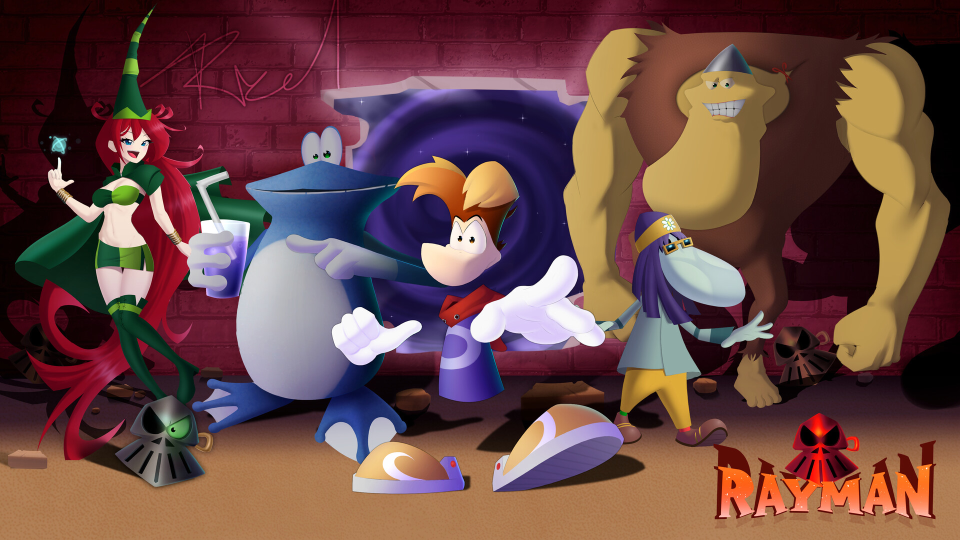 ArtStation - Rayman & Friends