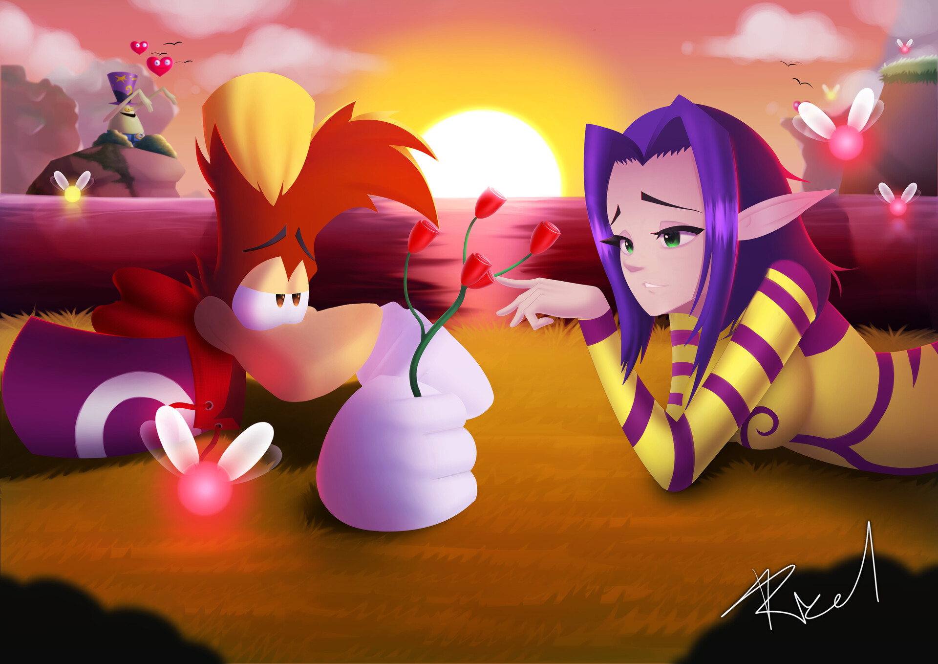 ArtStation - Rayman valentines 2023