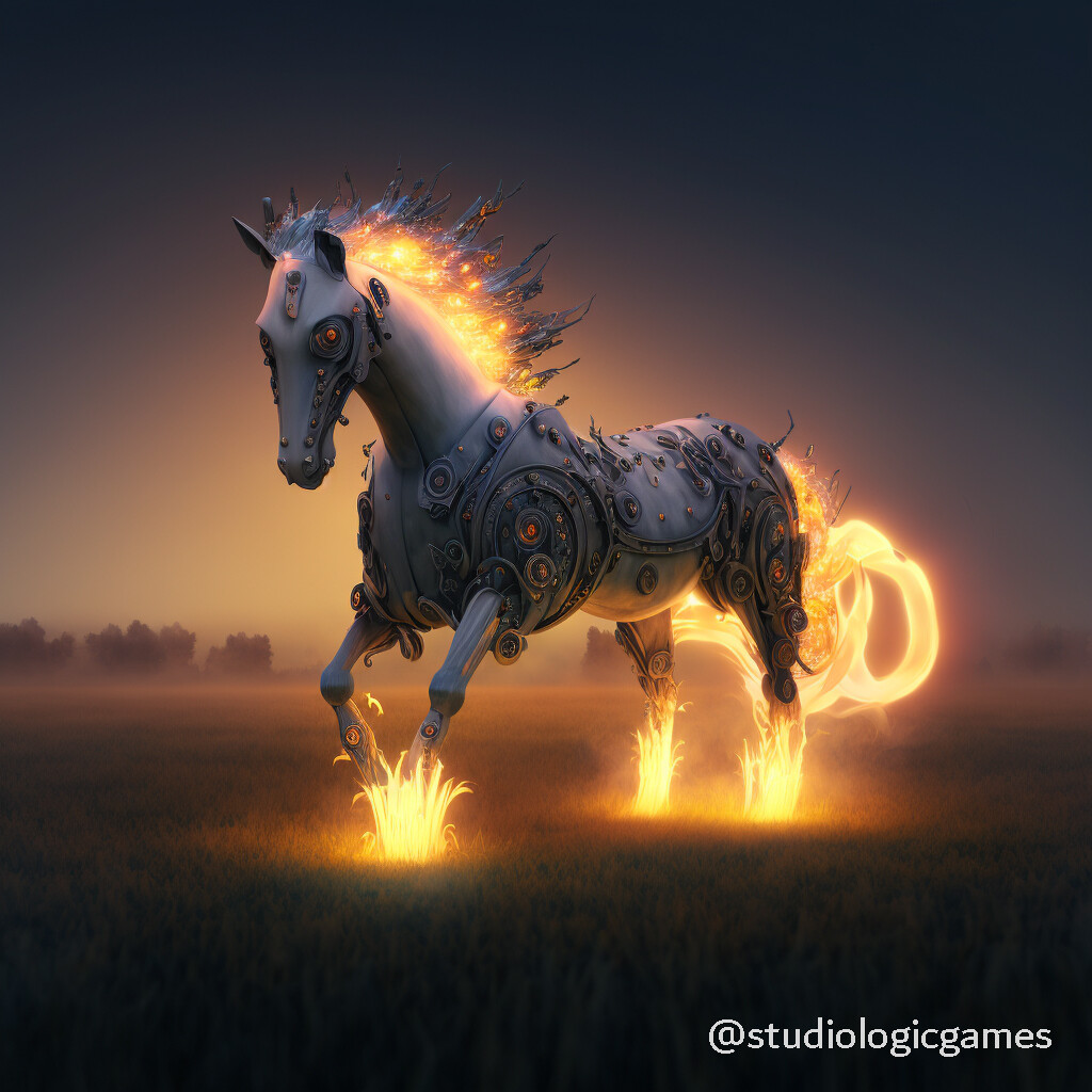 ArtStation - Robotic Pokemon - Ponyta and Rapidash