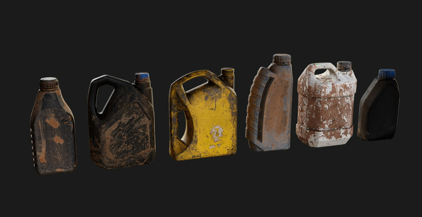 ArtStation - OIL CONTAINERS PACK