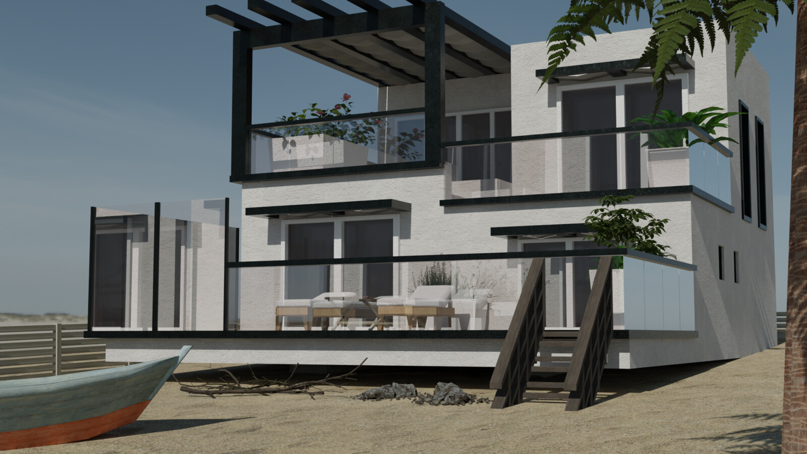 Hirco - Beach house |Blender