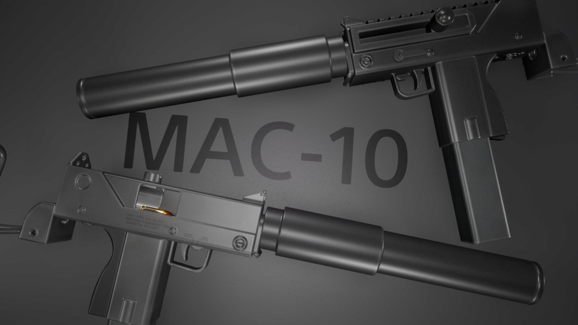 ArtStation - Ingram Mac10