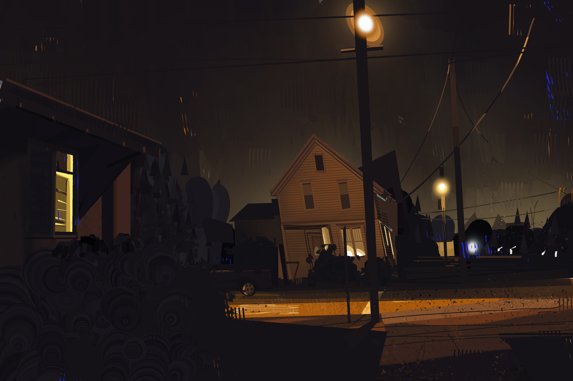 ArtStation - Night Walk