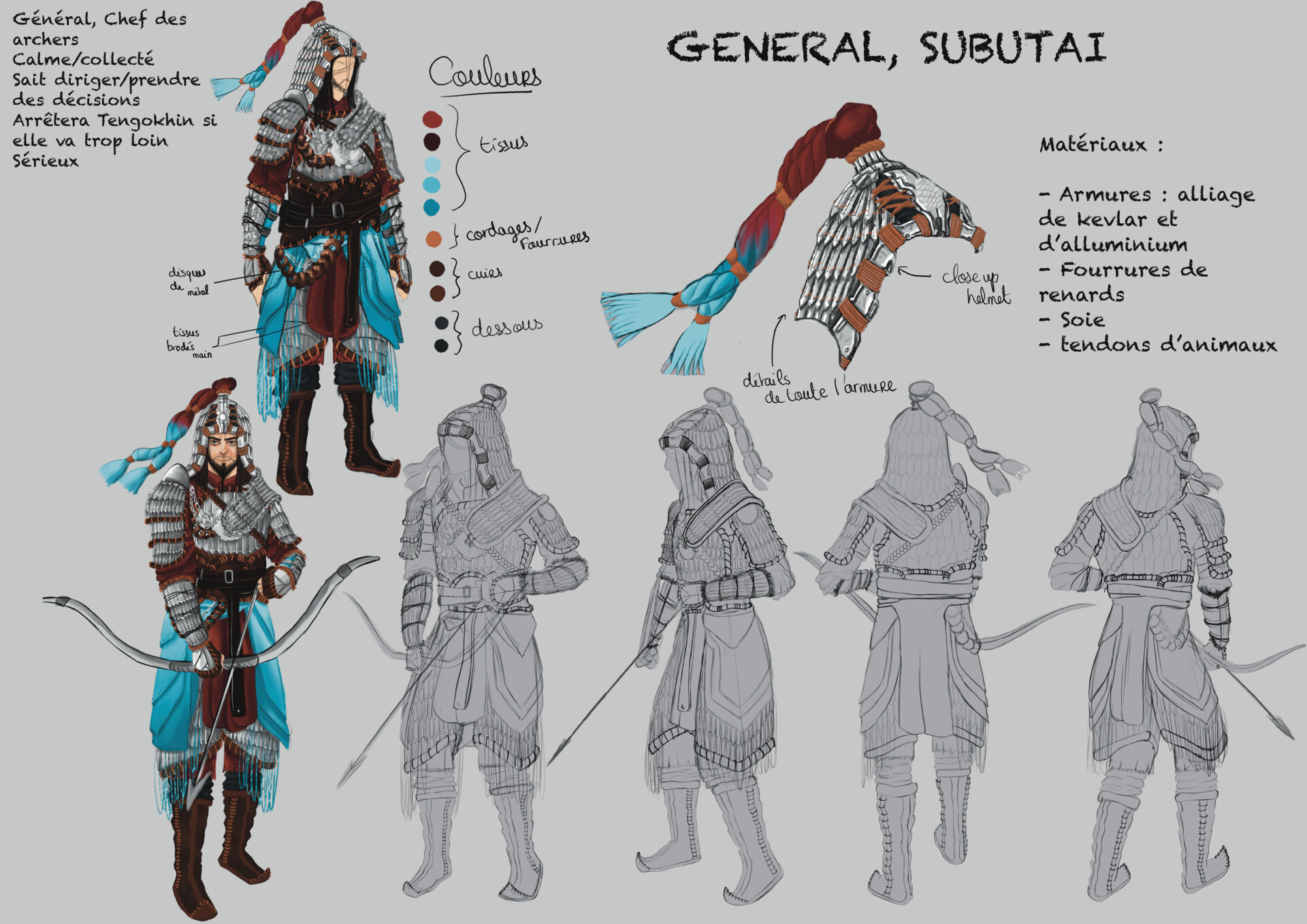 ArtStation - HFW Original Concept - Mongolian General