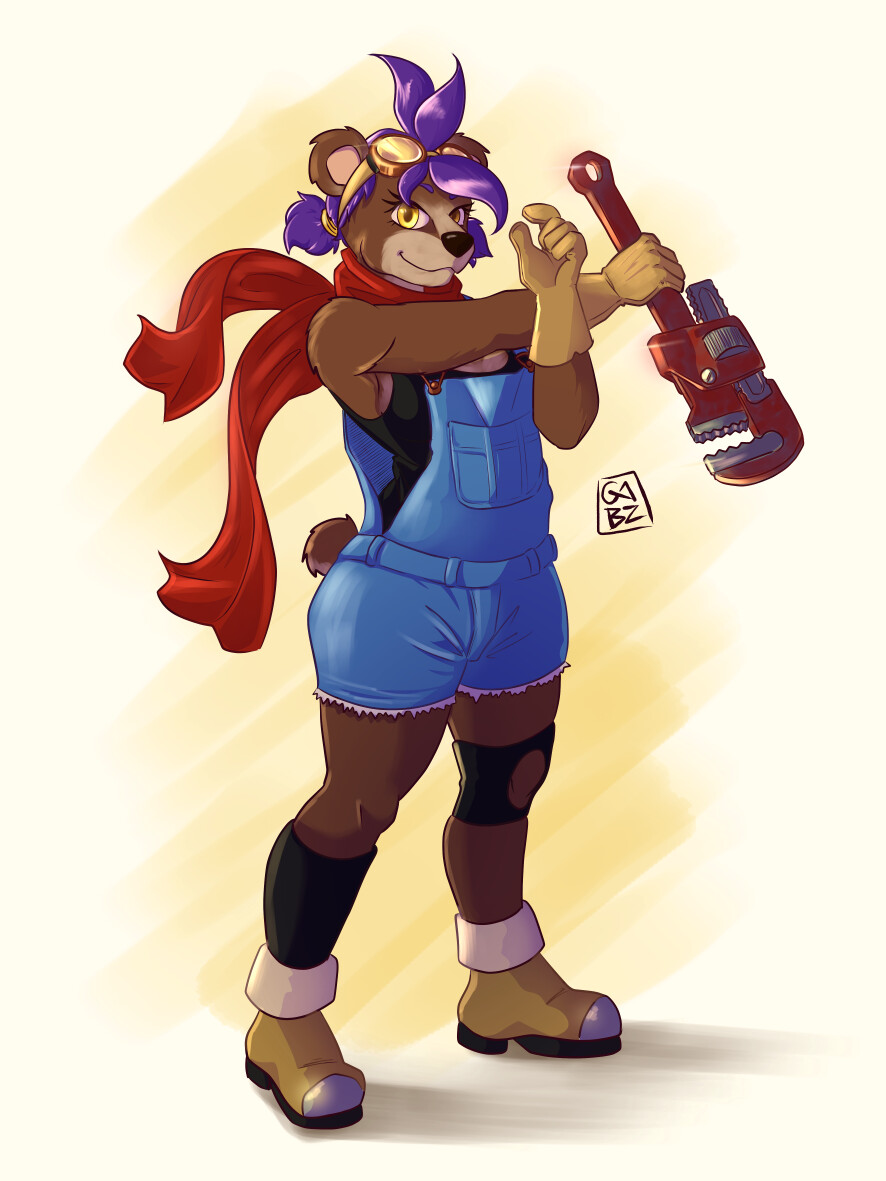 ArtStation - Bear Mechanic - Adoptable (Sold)