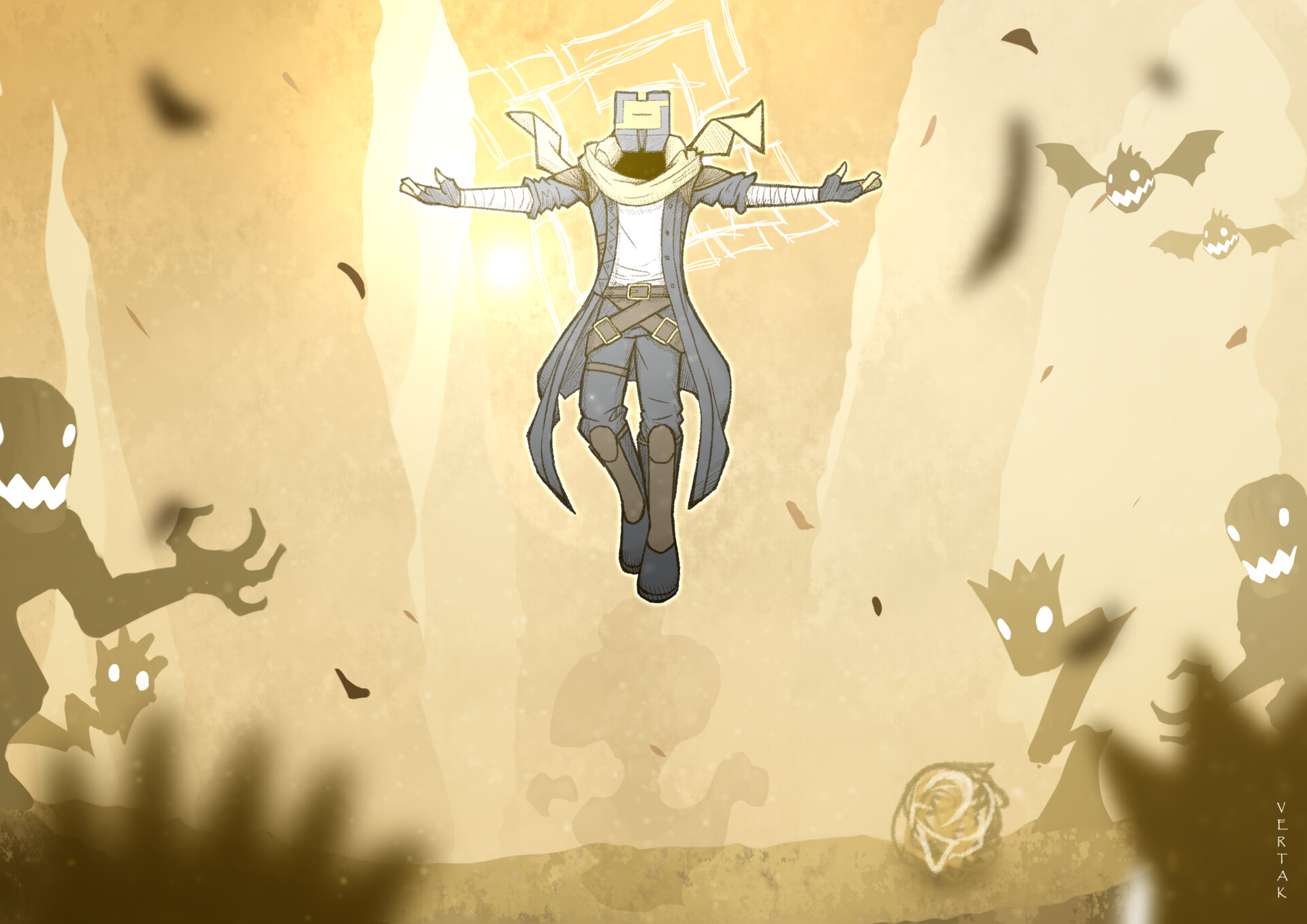 ArtStation - People envy birds