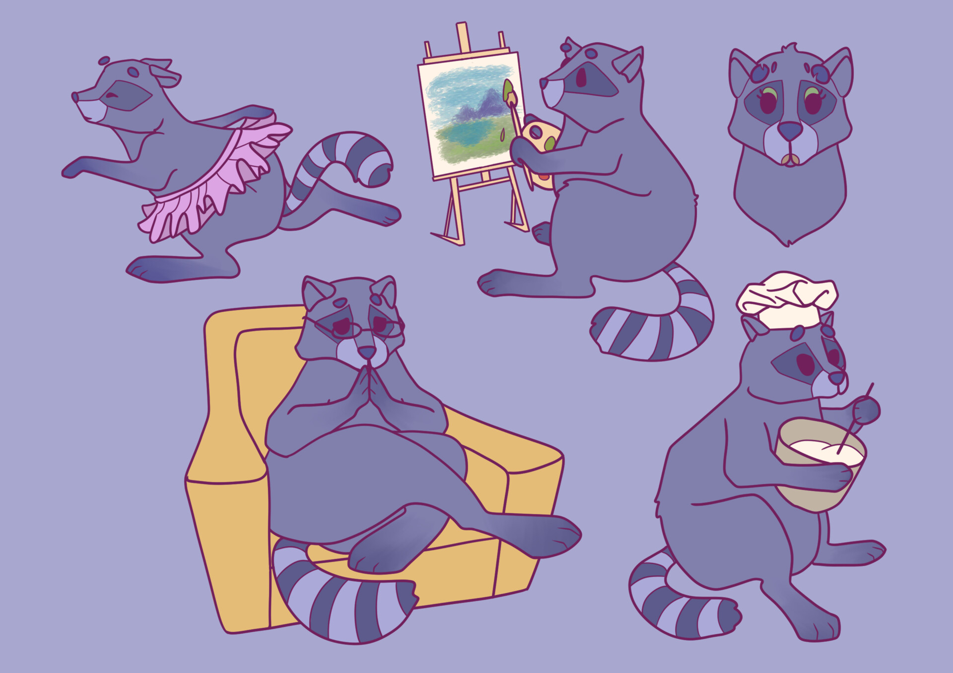 ArtStation - Professional racoon